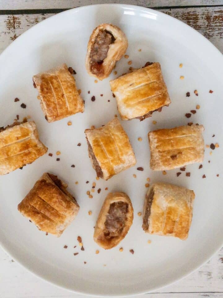 Honey And Mustard Glazed Cocktail Sausages - The Scatty Mum