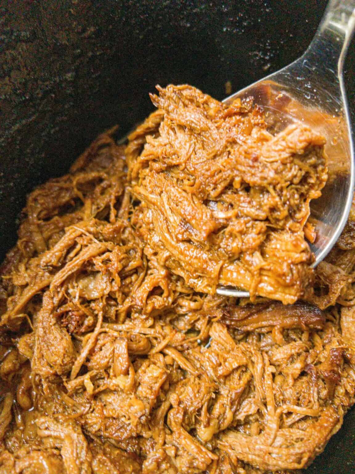 Slow Cooker Pulled Beef Brisket - The Scatty Mum