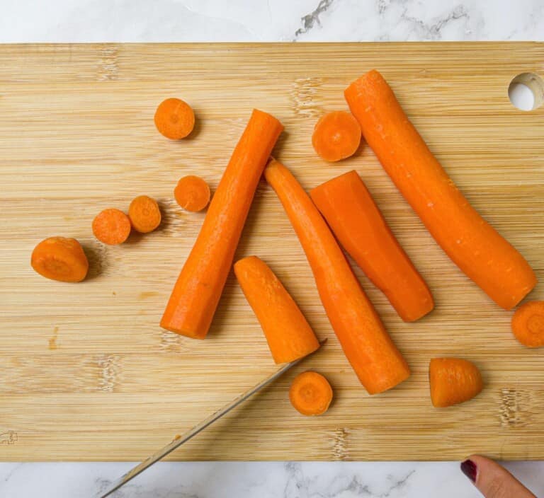 How To Cut Carrot Sticks - The Scatty Mum