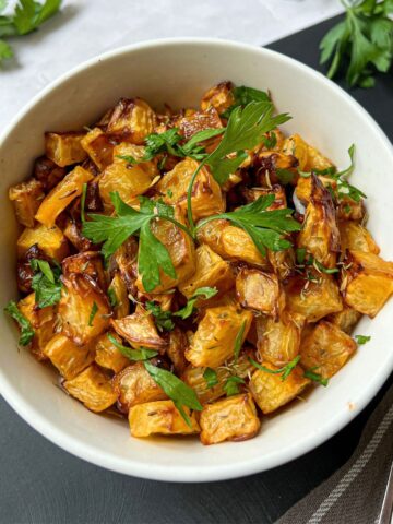 Roasted Swede (Oven And Air Fryer) - The Scatty Mum
