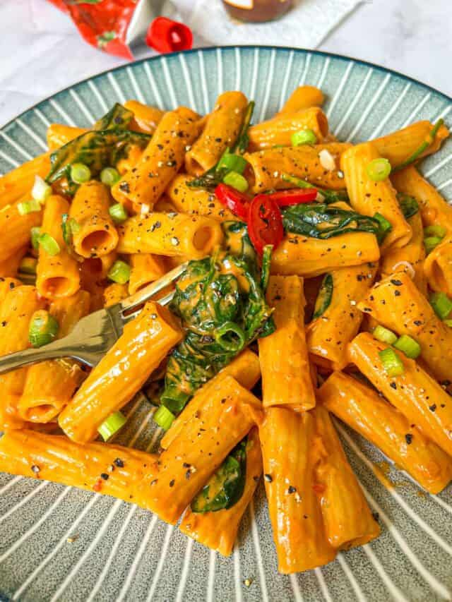 Creamy Gochujang Pasta - The Scatty Mum