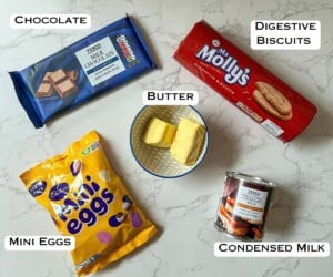 No-Bake Mini Egg Slices - The Scatty Mum